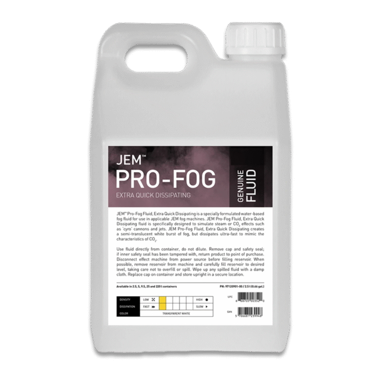 Martin / JEM Pro-Fog Fluid, Extra Quick Dissipating, (Smoke) ( Replace ...
